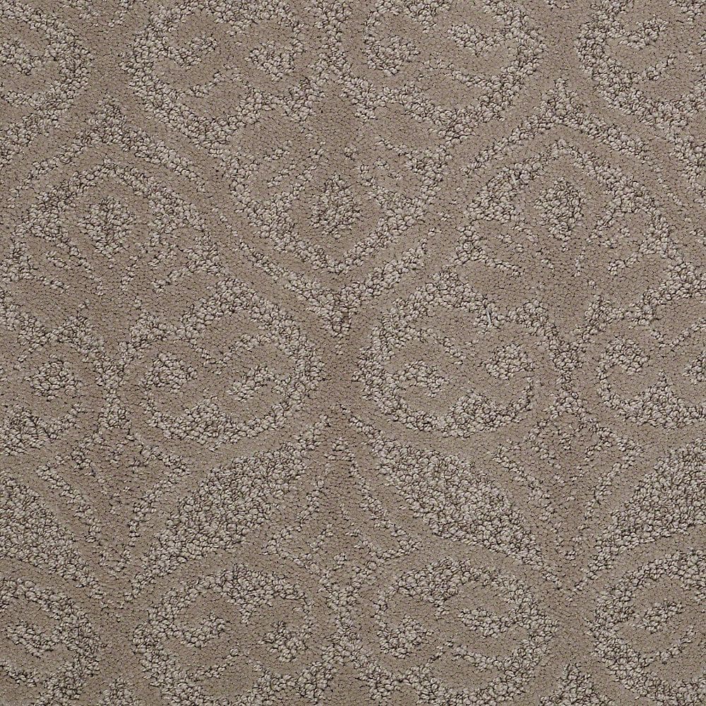 Lifeproof Perfectly Posh - Creek Bed - Gray 43 oz. Nylon Pattern Carpet ...