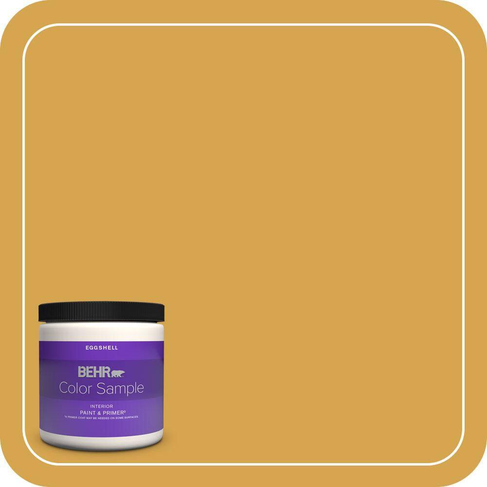 BEHR PREMIUM PLUS 8 oz. #M290-6 Plantain Chips Eggshell Enamel Interior ...