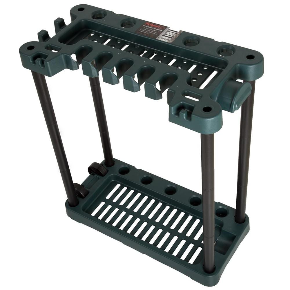 Garden Tool Organizer Utility Rack Home EssentialS in Black for Garden ...