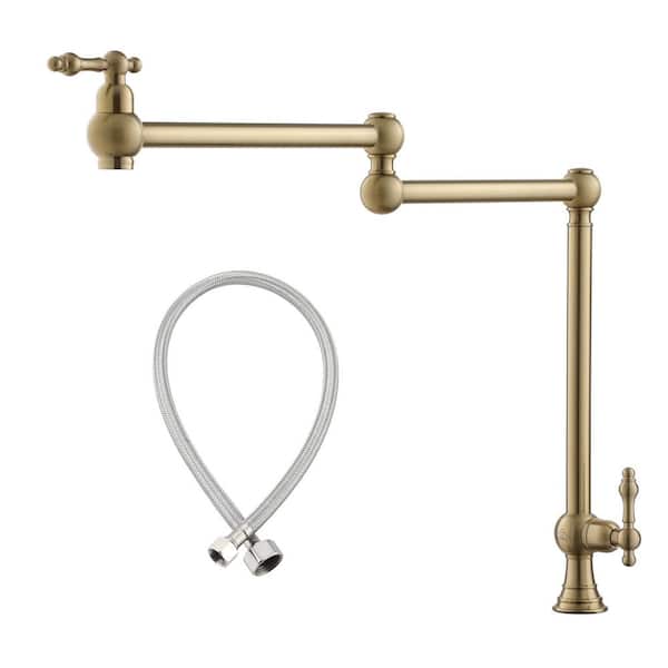 Boyel Living Single Hole Two Handles High Arc Pot Filler Deck Mount ...