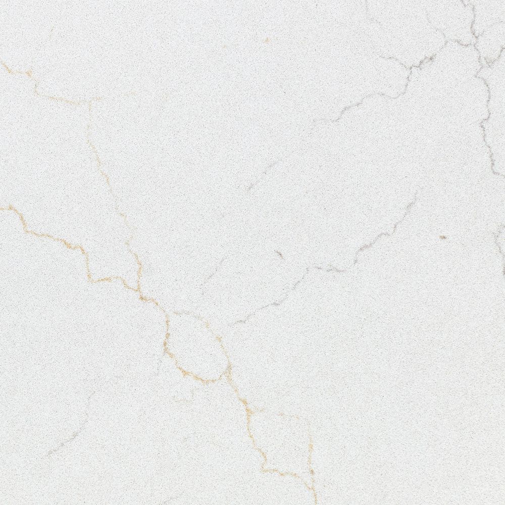 STONEMARK 4 in. x 4 in. Quartz Countertop Sample in Calacatta Adonia P ...
