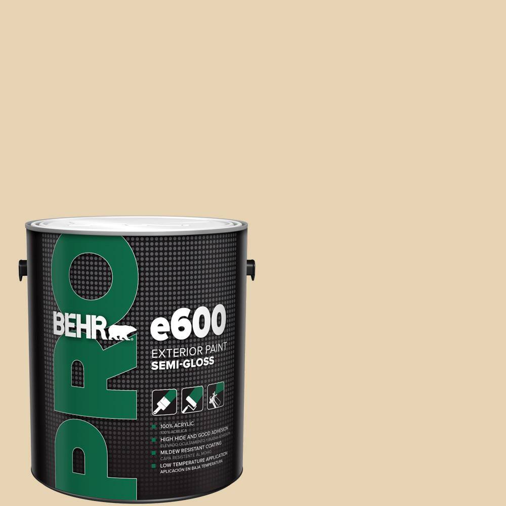 BEHR PRO 1 gal. #S310-2 Journal White Semi-Gloss Exterior Paint PR67001 ...