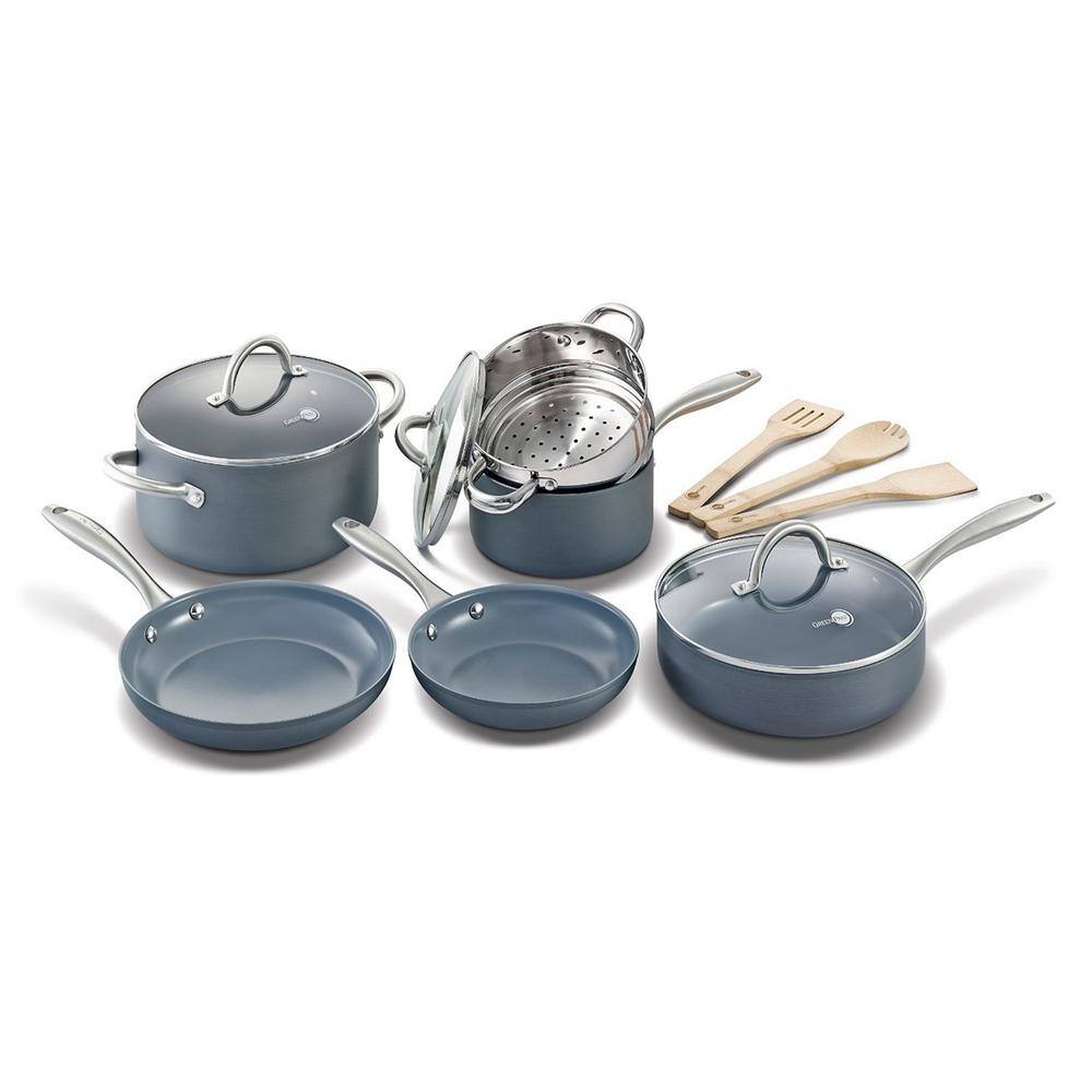 GreenPan Lima 12-Piece Ceramic Nonstick Cookware Set CW000545-004 - The ...