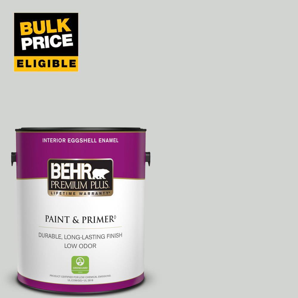 BEHR PREMIUM PLUS 1 gal. #PPU26-11 Platinum Eggshell Enamel Low Odor ...