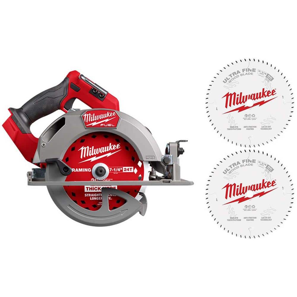 Milwaukee M18 FUEL 18V Lith-Ion Brushless Cordless 7-1/4 in. Circular ...