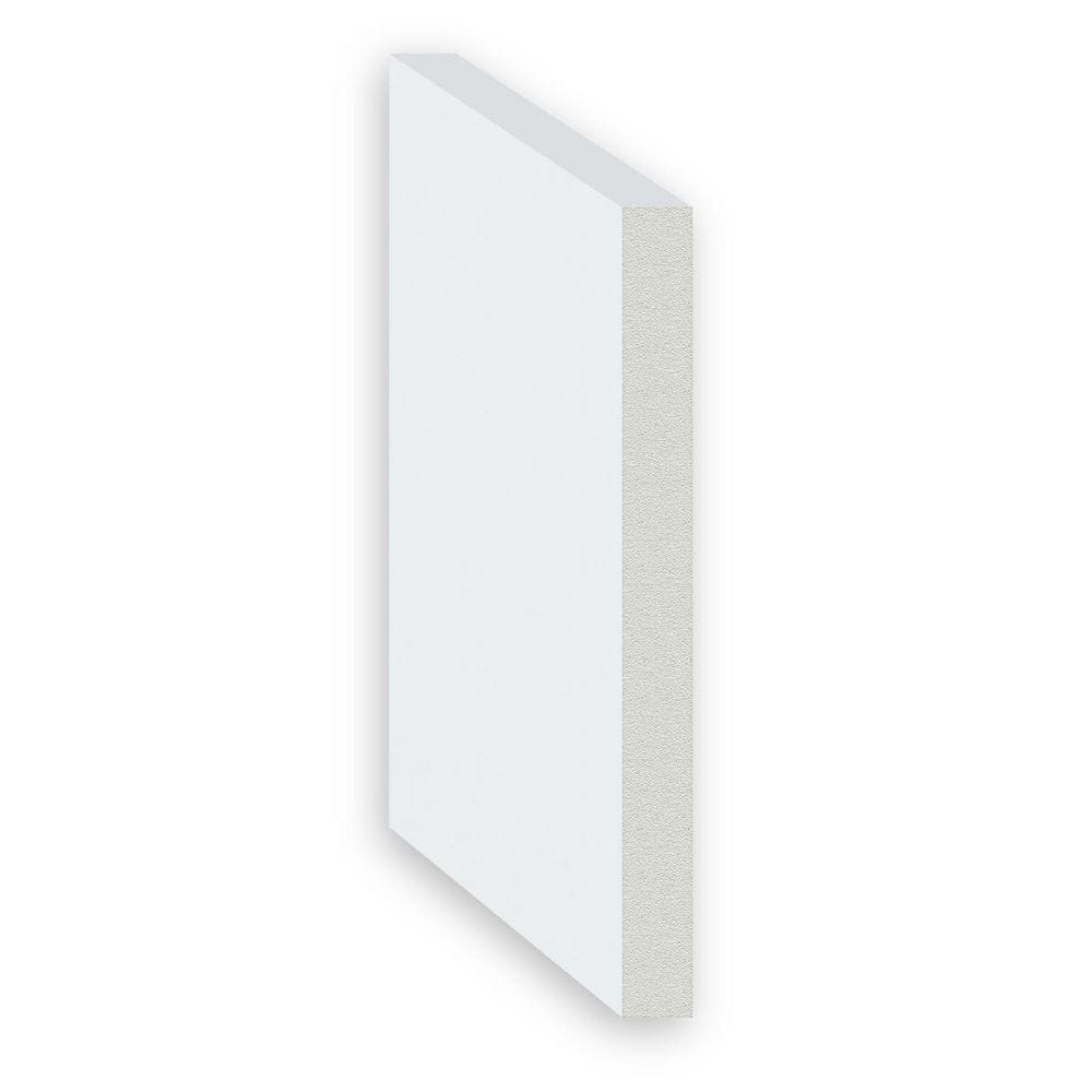 MTRIM 7 1/4 in. Height x 5/8 in. Wide x 3 in. Length Baseboard White ...
