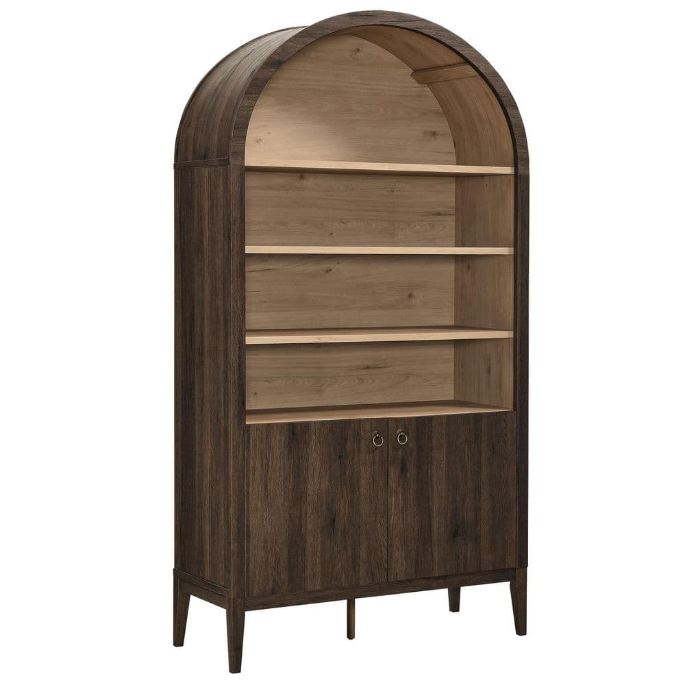 Have a question about MODWAY Nolan 74.1 in. Tall Walnut Light Oak ...