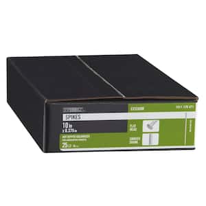 Grip-Rite 12 in. x 3/8 in. Exterior Galvanized Steel Spike Nails 50 lb ...