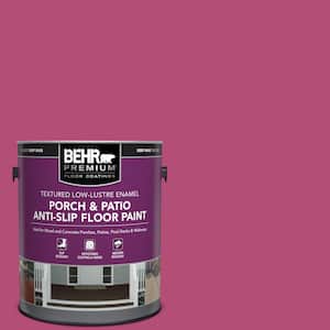 BEHR PREMIUM 1 gal. #BIC-51 July Ruby Textured Low-Lustre Enamel ...