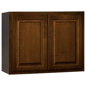 Hampton Wall Kitchen Cabinets in Cognac - Kitchen - The Home Depot