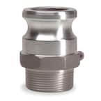 HYDROMAXX 1-1/2 in. Part B Aluminum Female Coupler for Lay Flat ...