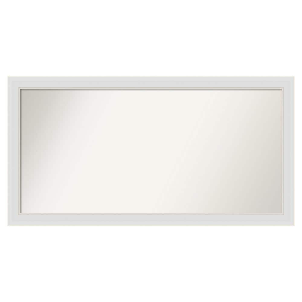Amanti Art Flair Soft White Narrow 50 in. x 26 in. Custom Non-Beveled ...