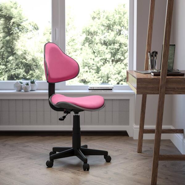 Flash furniture fabric task chair pink store