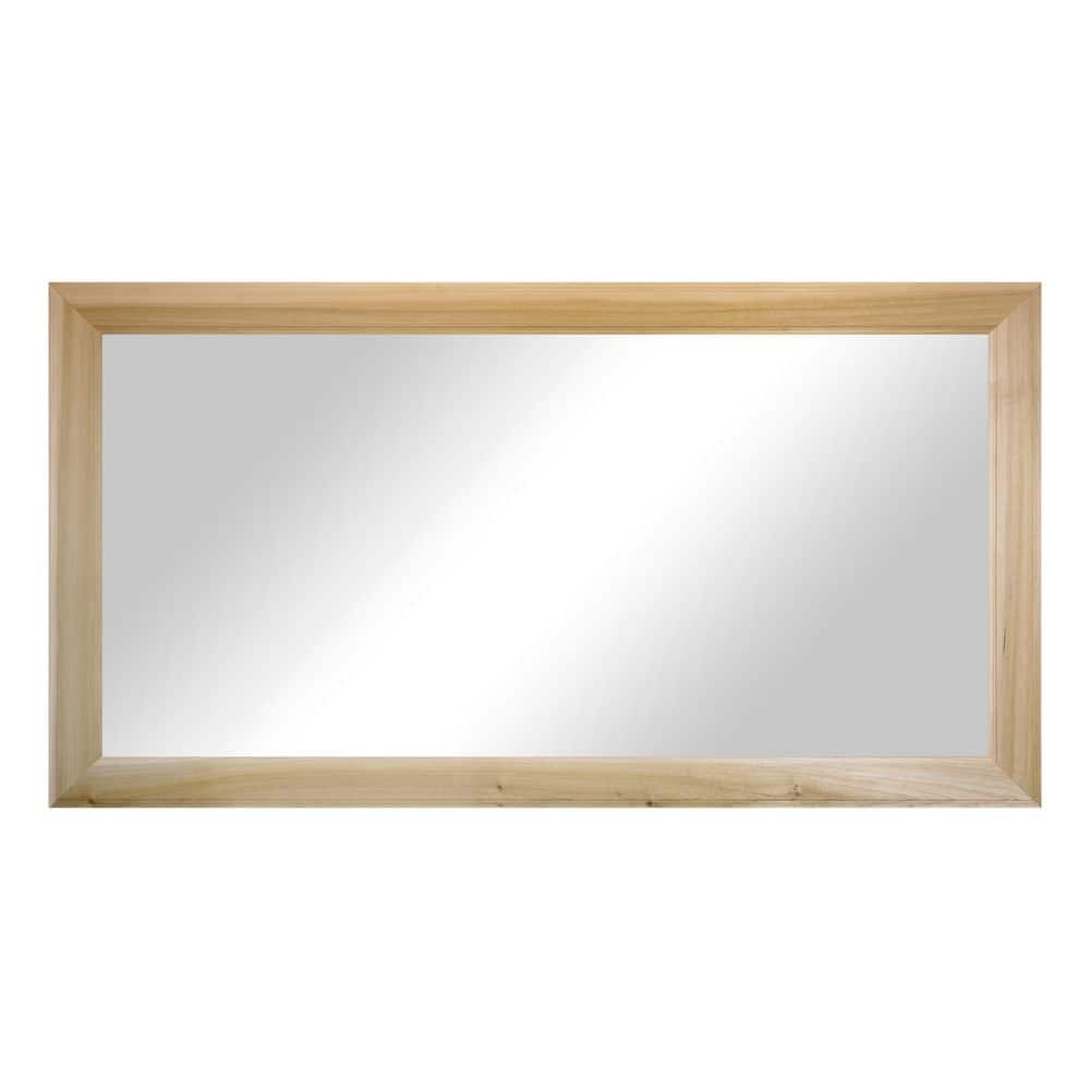 Rayne Mirrors Rayne Heritage (33 in. W x 66 in. H) Natural Hardwood ...