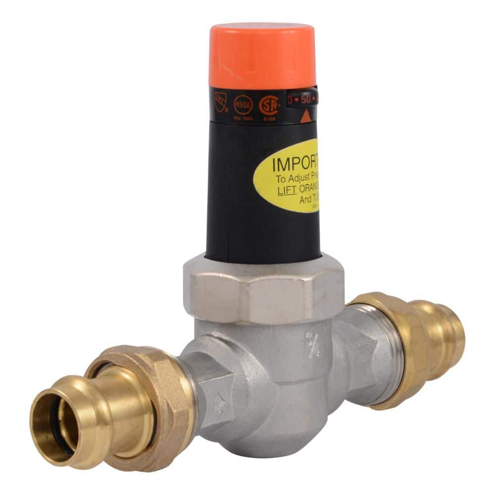 Cash Acme 3/4 in. Copper Press EB25 Pressure Regulating Valve Poly Top ...