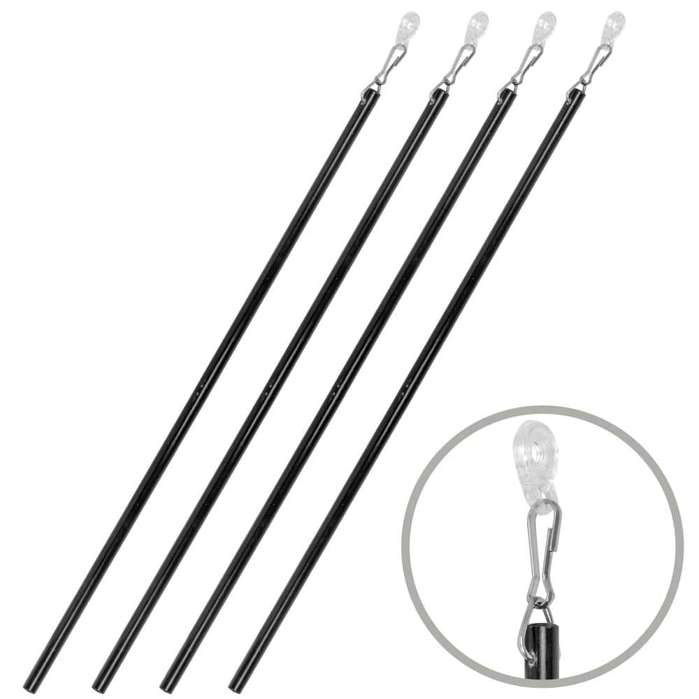 EMOH 3/8" Fiberglass Baton with Snap and Adaptor - 48 inch long in ...