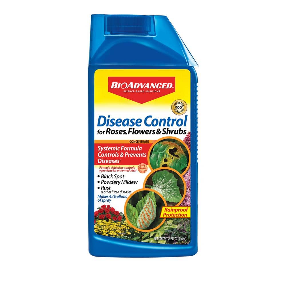 BIOADVANCED 32 oz. Disease Control for Roses Flowers and Shrubs 701250 ...