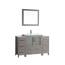 Vanity Art Brescia 84 in. W x 18 in. D x 36 in. H Bath Vanity in Grey ...