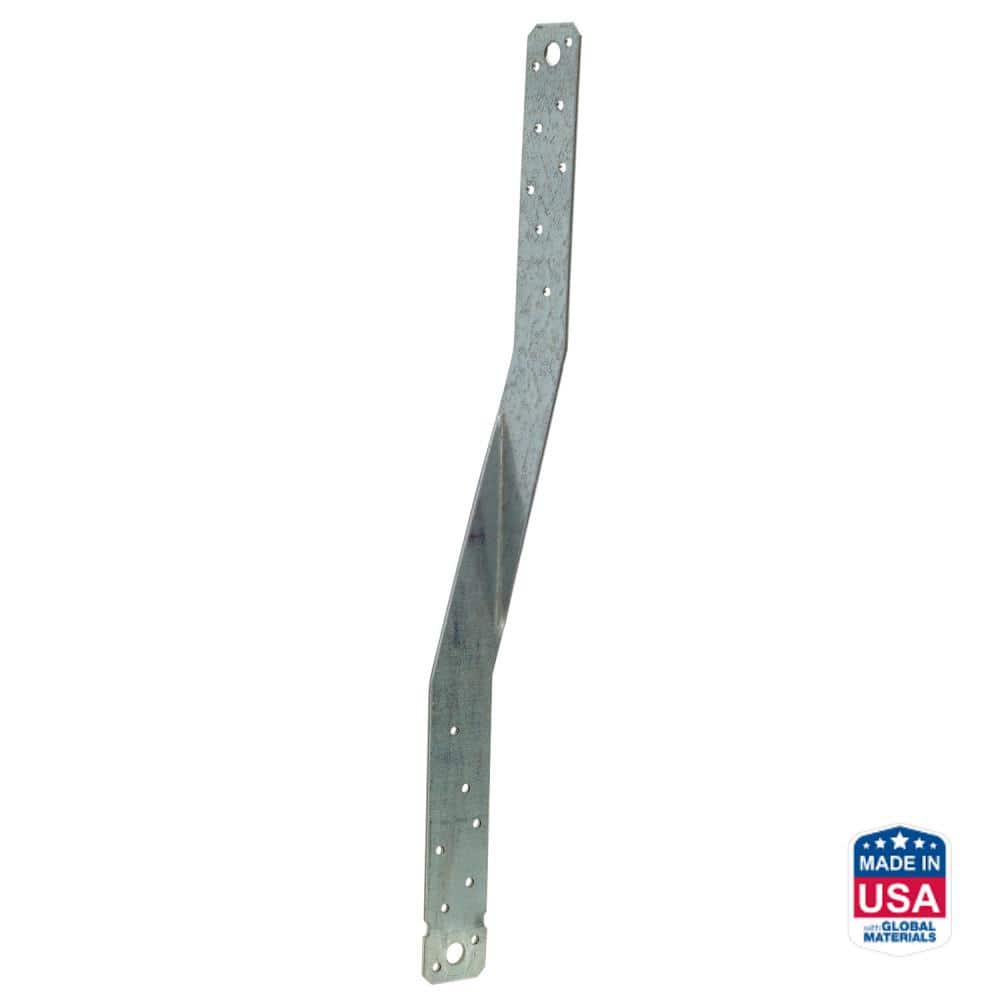 Simpson Strong-Tie HTS 16 in. 14-Gauge Galvanized Heavy Twist Strap ...