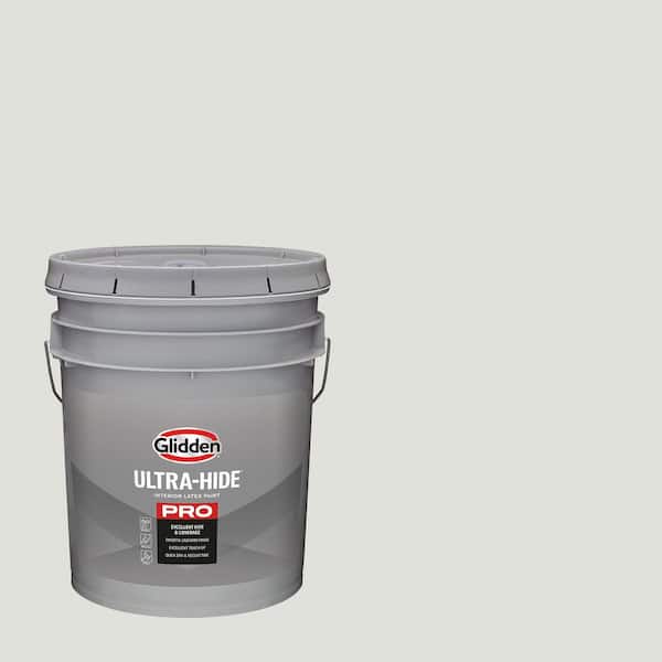 Glidden Ultra-Hide 5 gal. PPG1009-1 Tundra Frost Satin Interior Paint ...