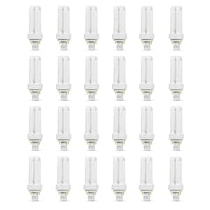 Feit Electric 13W Equiv PL CFLNI Quad Tube 2-Pin Plug-in GX23-2 Base Compact Fluorescent CFL ...