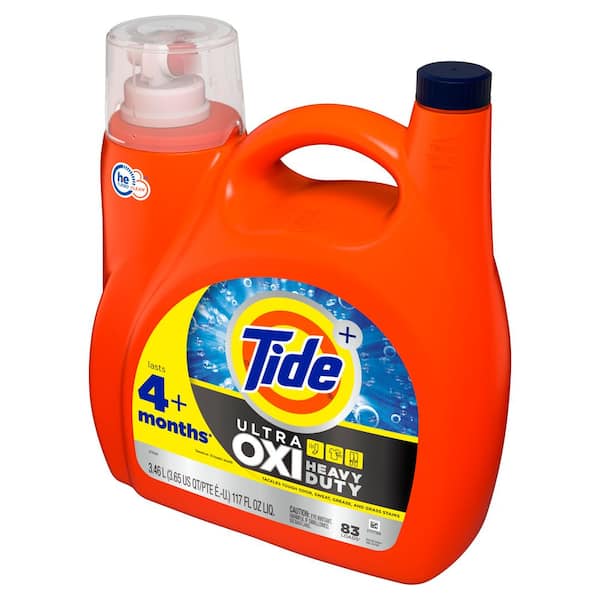Tide 117 oz. HE Ultra Oxi Original Scent Liquid Laundry Detergent (83 ...
