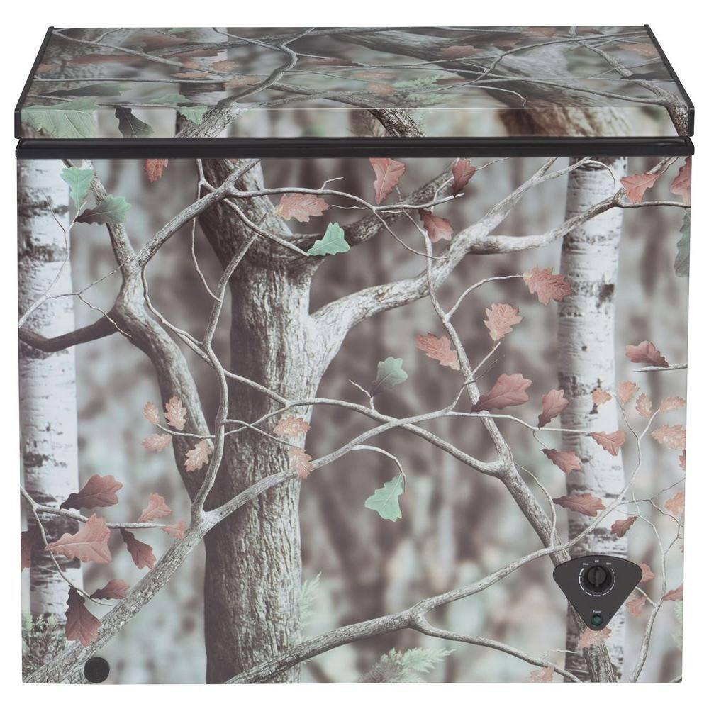 GE Garage Ready 7.0 cu. ft. Manual Defrost Chest Freezer in Camouflage ...