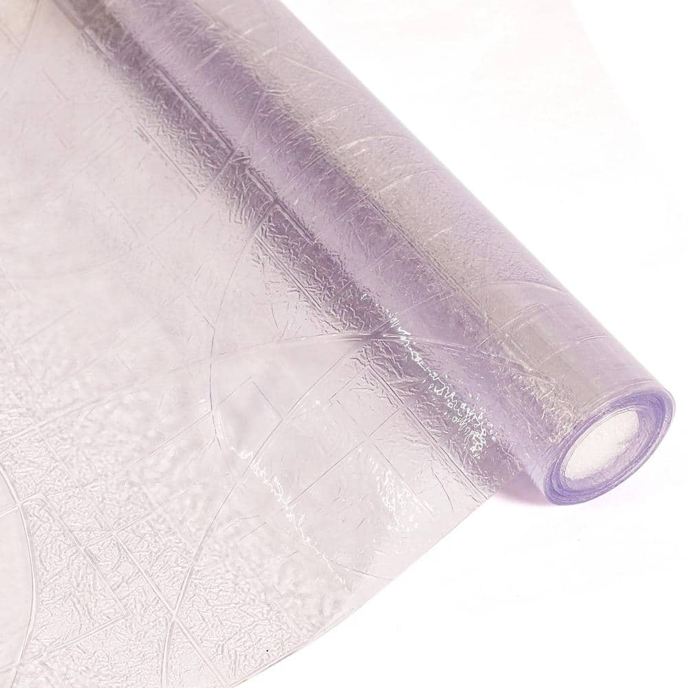 Shatex 23.6 in. W x 78.7 in. L Electrostatic Geometric Circle ...