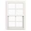 JELD-WEN 24 in. x 36 in. V-4500 Series White Single-Hung Vinyl Window ...