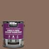 BEHR PREMIUM 1 gal. #N190-6 Nut Brown Textured Low-Lustre Enamel ...