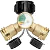 Propane Separator, Propane Tank Y-Shaped Solid Brass Separator, Gas ...