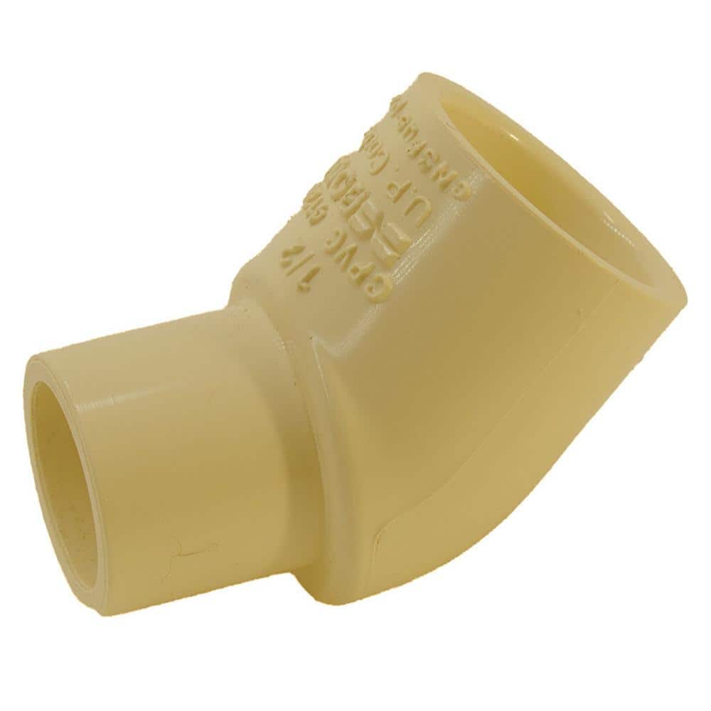 Flowguard Gold 1/2 in. CPVC EL 45-Degree Street SPGXS 150128 - The Home ...