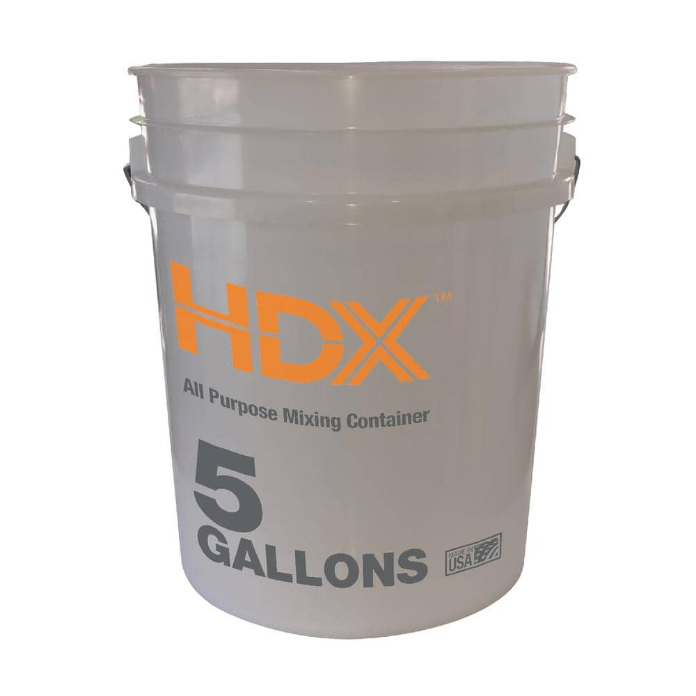 HDX 5 Gal Mixing Bucket RG5600HD - The Home Depot