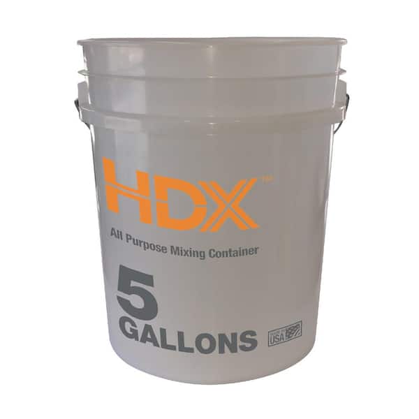 HDX 5 Gal Mixing Bucket RG5600HD - The Home Depot