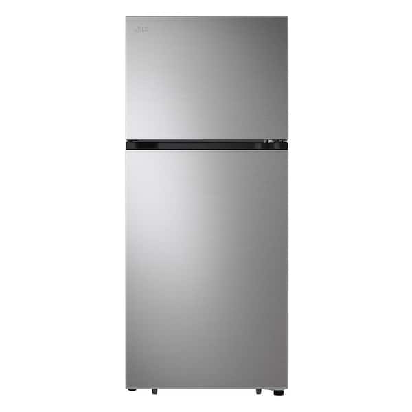 LG 18 cu. ft. Top Freezer Refrigerator in Stainless Steel LT18S1100S ...
