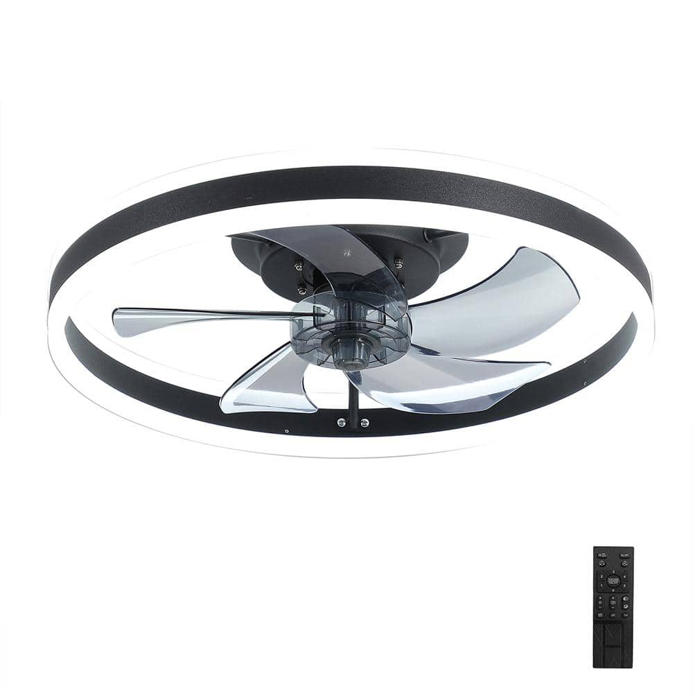 Reviews for MODERN HABITAT Dusen 20 in. LED Indoor Black Ceiling Fan ...