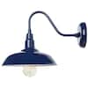 Dulce 1-Light Blue Wall Sconce with Dimmable PTEL0523BU - The Home Depot