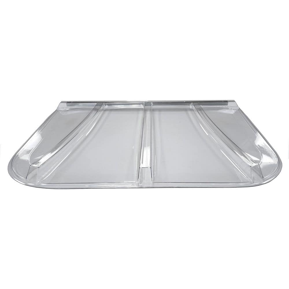 SHAPE PRODUCTS 62 in. W x 37 in. W x 2-1/2 in. H Polycarbonate Square Flat Window Well Cover ...