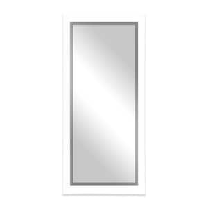 Sxiawe 36 in. W x 36 in. H Large Round Aluminum Frame Wall Mounted Wall ...