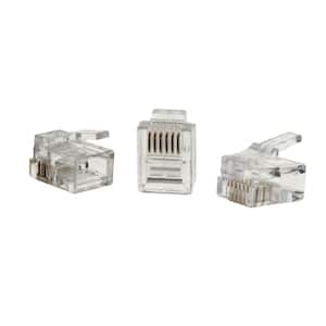 IDEAL RJ11 Modular Plugs (Standard Package, 3-Packs of 25) 85-345 - The ...