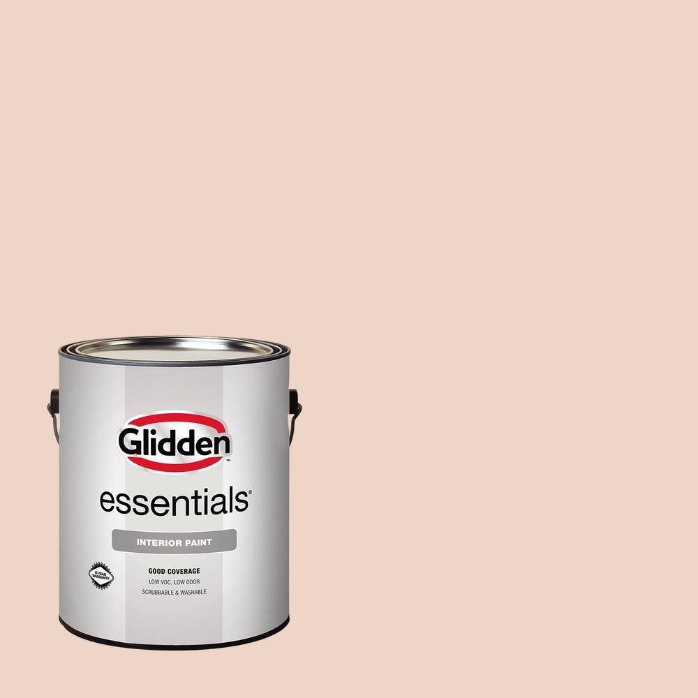 Glidden Essentials 1 Gal. PPG1070-2 Blush Beige Semi-Gloss Interior ...