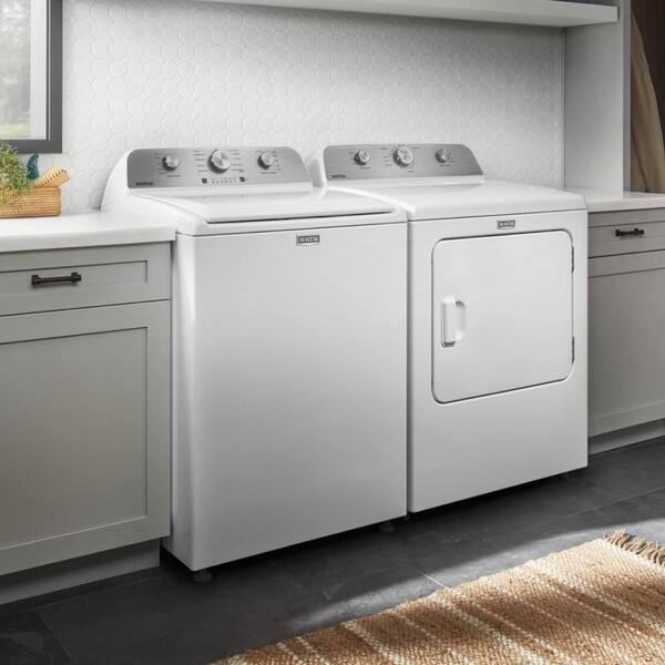 Maytag 7.0 cu. ft. Vented Electric Dryer in White MED4500MW - The Home ...