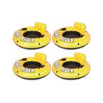 Bestway Rapid Rider 53 in. Inflatable Raft Pool Tube with Handles/Cup ...