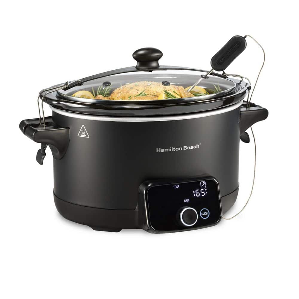 Reviews for Hamilton Beach Ready, Set, Dinner 6 qt. Black Slow Cooker ...