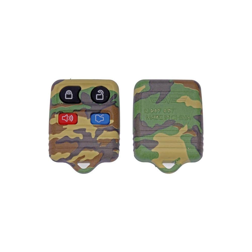Keyless Remote Case Replacement Green Camouflage 13607GNC - The Home Depot