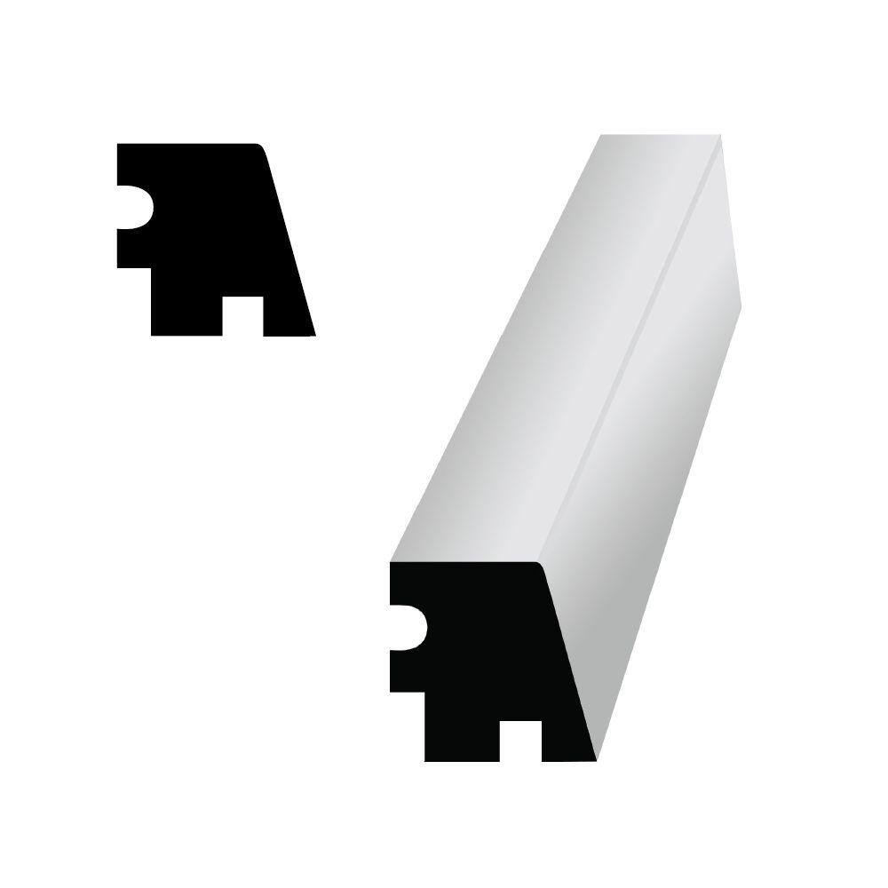 Royal Mouldings WM6231 1-3/8 in. x 1-5/16 in. x 84 in. Polystyrene Sill ...