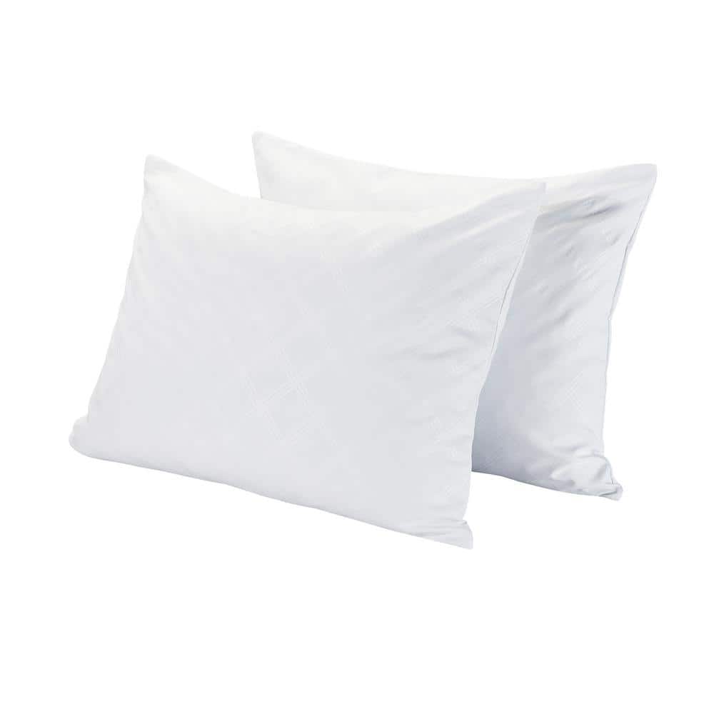 Vibe Embossed Gel-Infused Memory Foam Cluster Pillow Set of 2 50.2221 ...