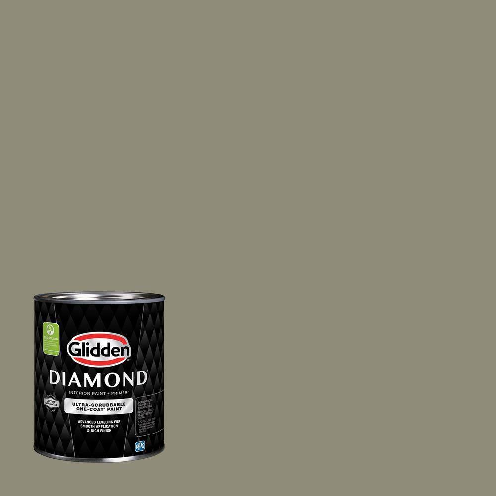 Glidden Diamond 1 qt. PPG1029-5 Meander Eggshell Interior Paint with ...