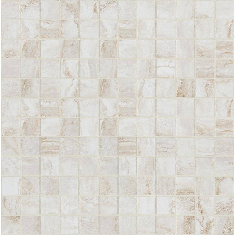 Reviews for MSI Bernini Bianco 2 in. x 2 in. Matte Porcelain Stone Look ...