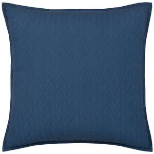 Valletta Steel Blue Polyester Euro Sham 2928189EURO - The Home Depot
